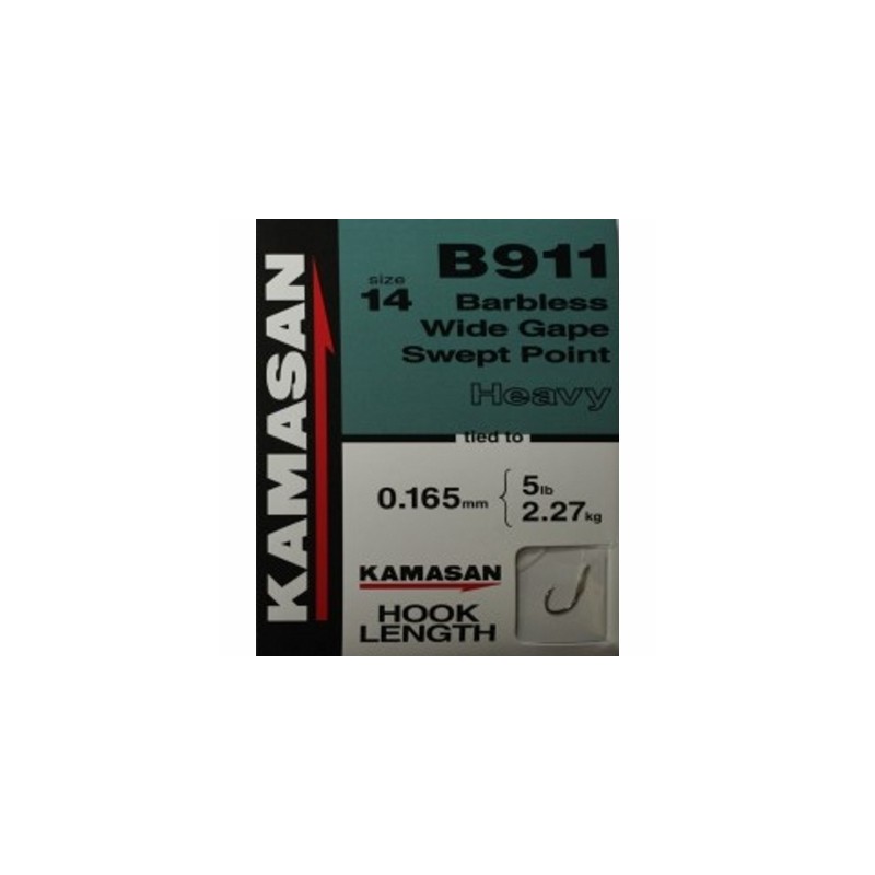 Kamasan B911 Barbless Heavy Tied