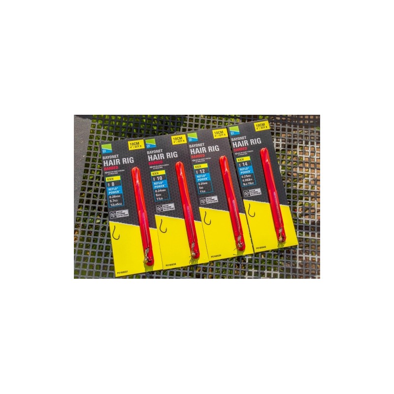 Preston KKH 4inch/10cm Bayonet Hair Rigs