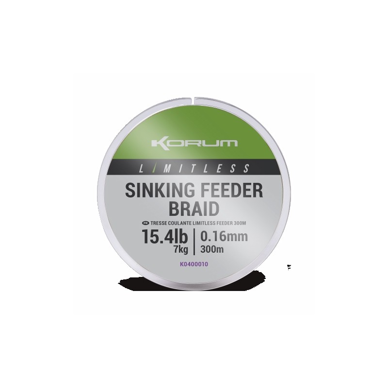 Korum Limitless Sinking Feeder Braid (300m)