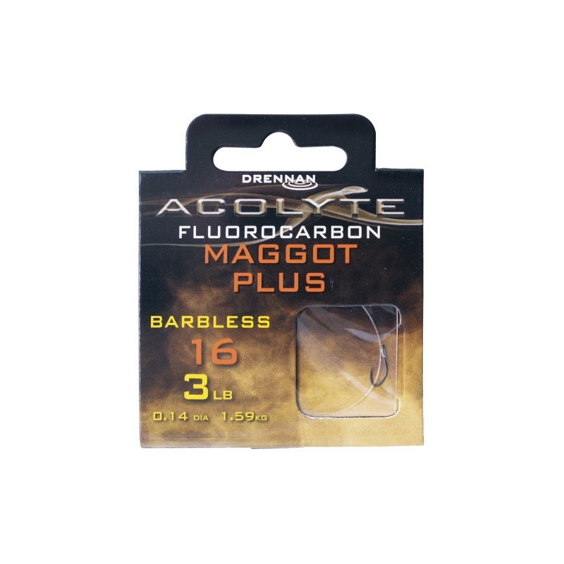 Drennan Acolyte Maggot Plus Barbless To Fluorocarbon